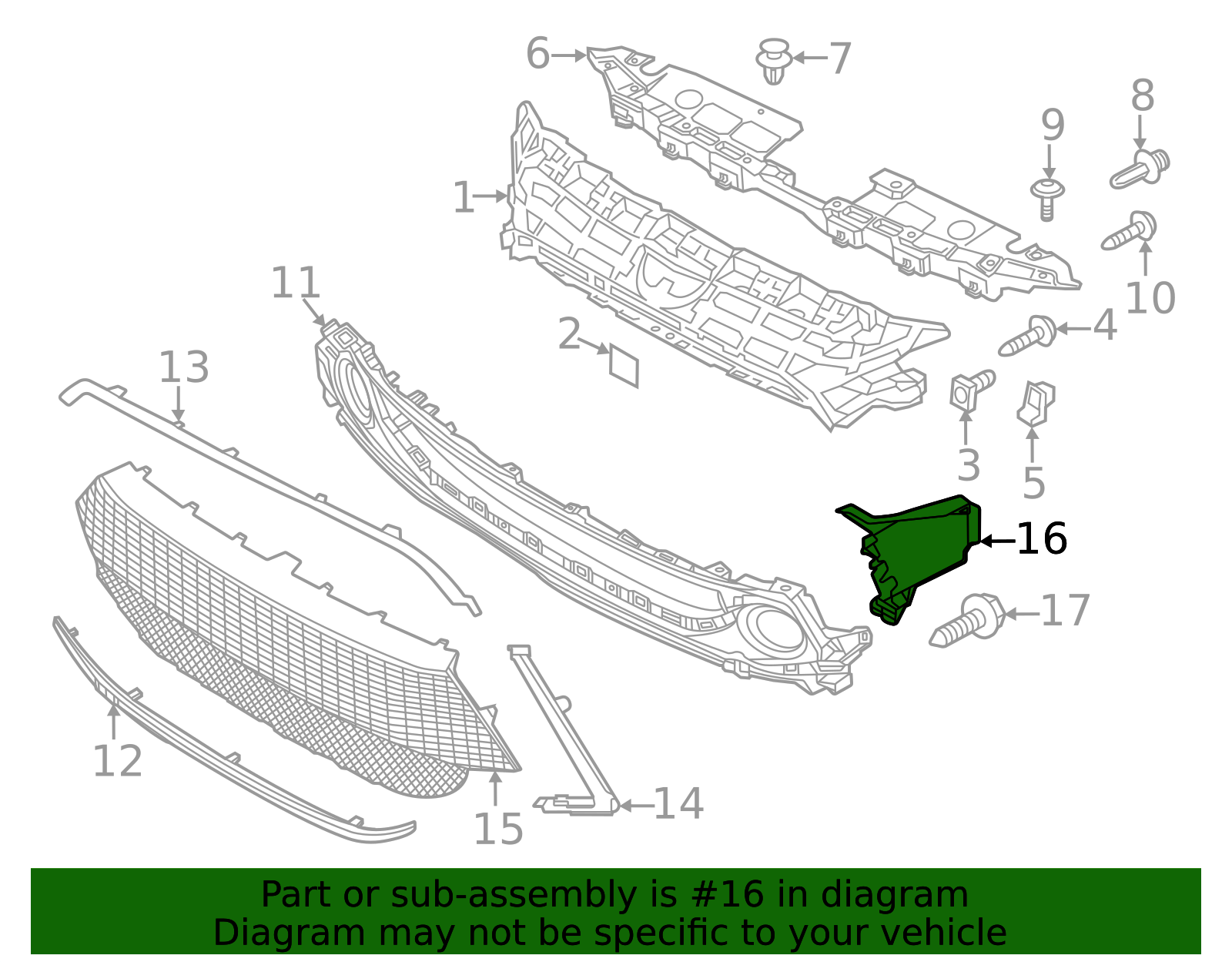 2016-2020 Toyota Chrome Strip 53124-WB001 | MotorMotor