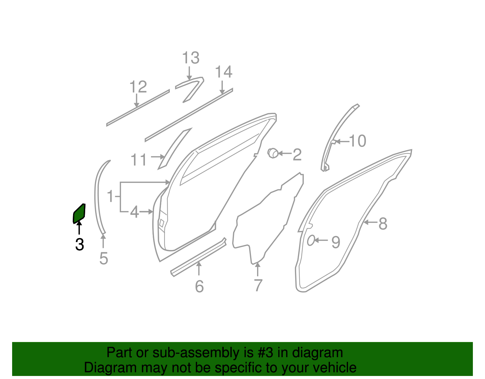 2007-2008 Infiniti G35 Door Shell Protector 82892-JK00A | Infiniti of ...