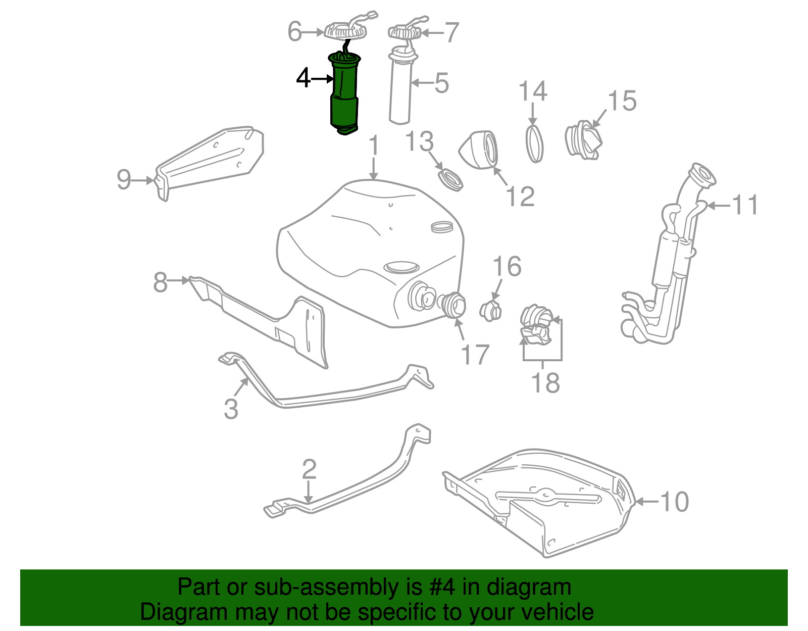 9480152 - Fuel Pump - 1993-2004 Volvo | Volvo OEM Parts Direct