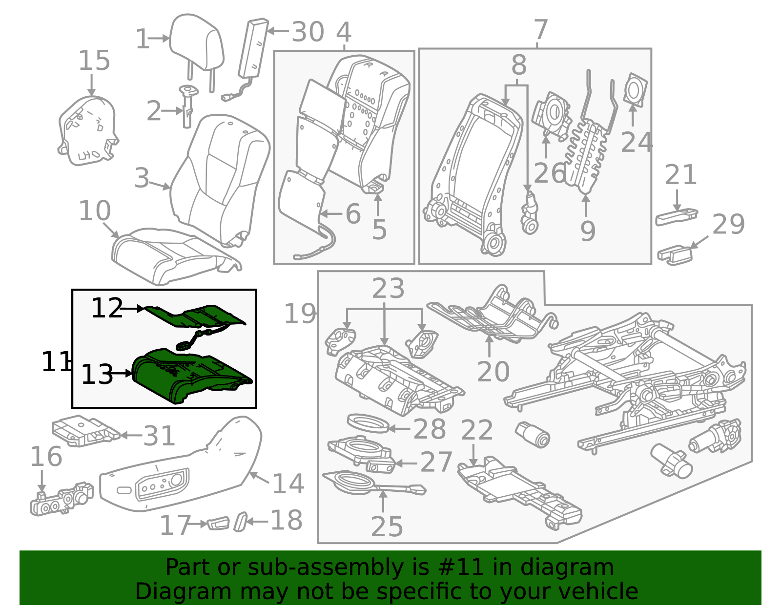 2025 Toyota Cushion Assembly 71502-AN010 | MotorMotor