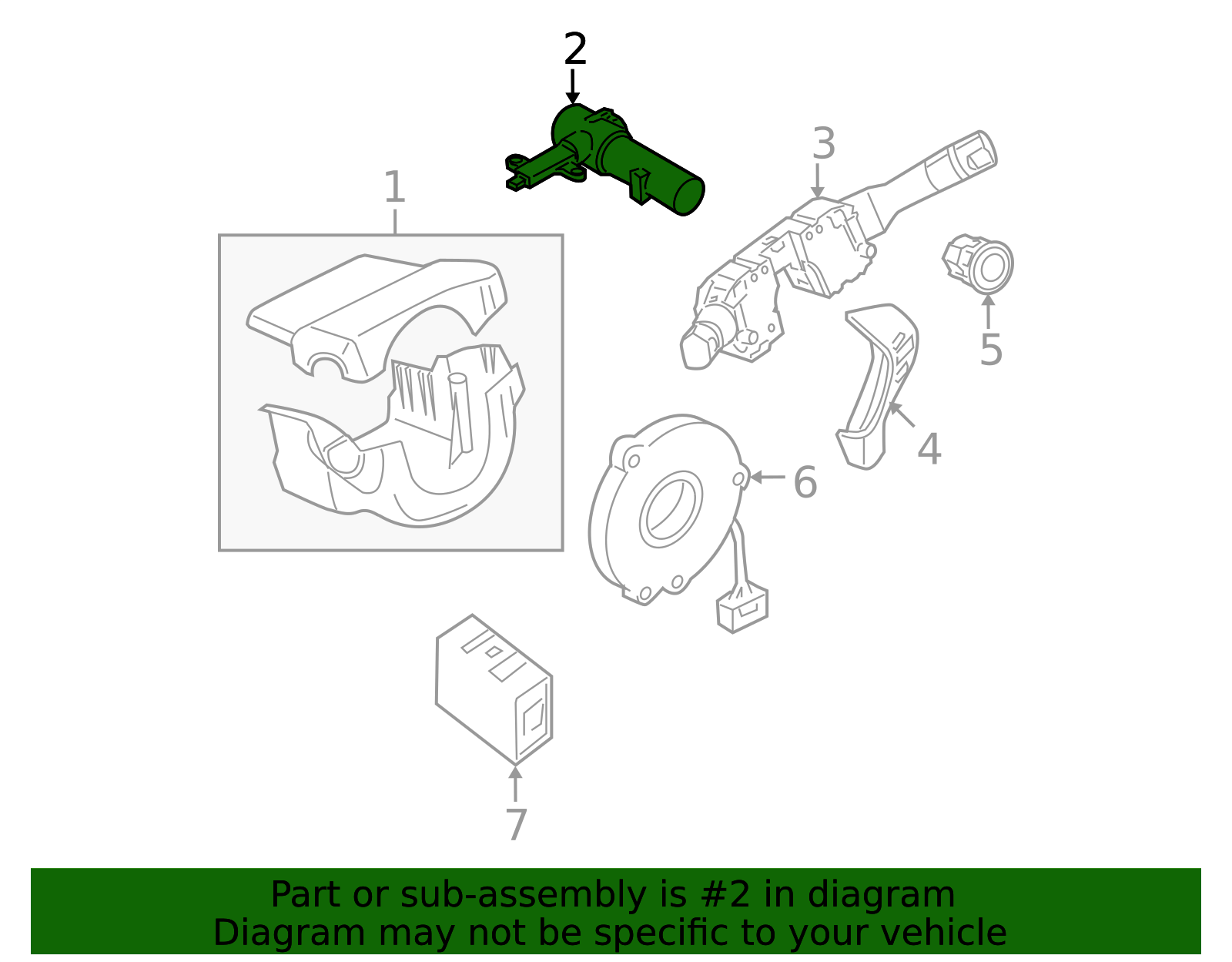 D8700-JK000 - Ignition Lock Assembly 2007-2010 Nissan | Official Nissan ...