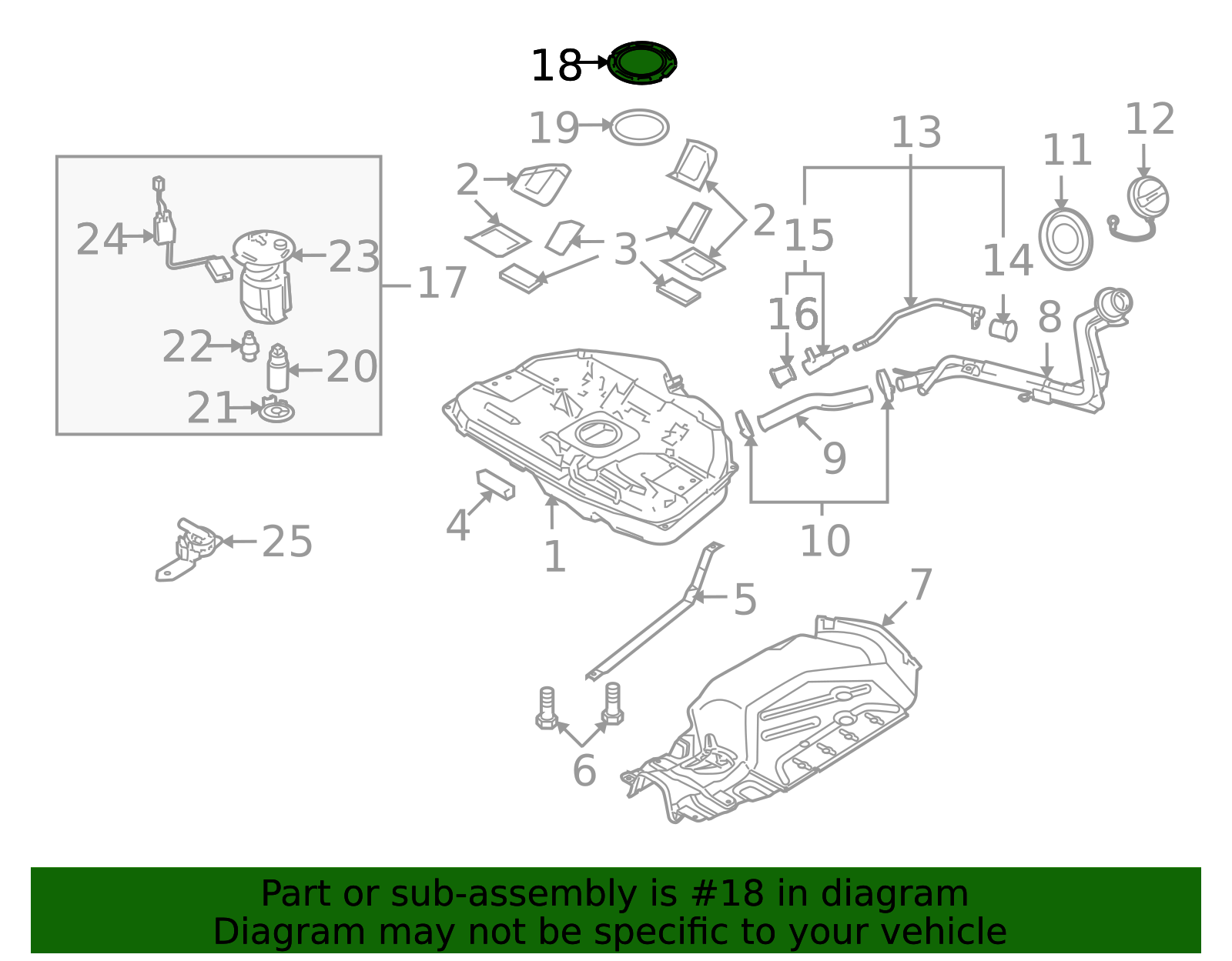 GS3L-42-161 - High-Quality Fuel Pump Assembly Retainer Ring for 2009 ...