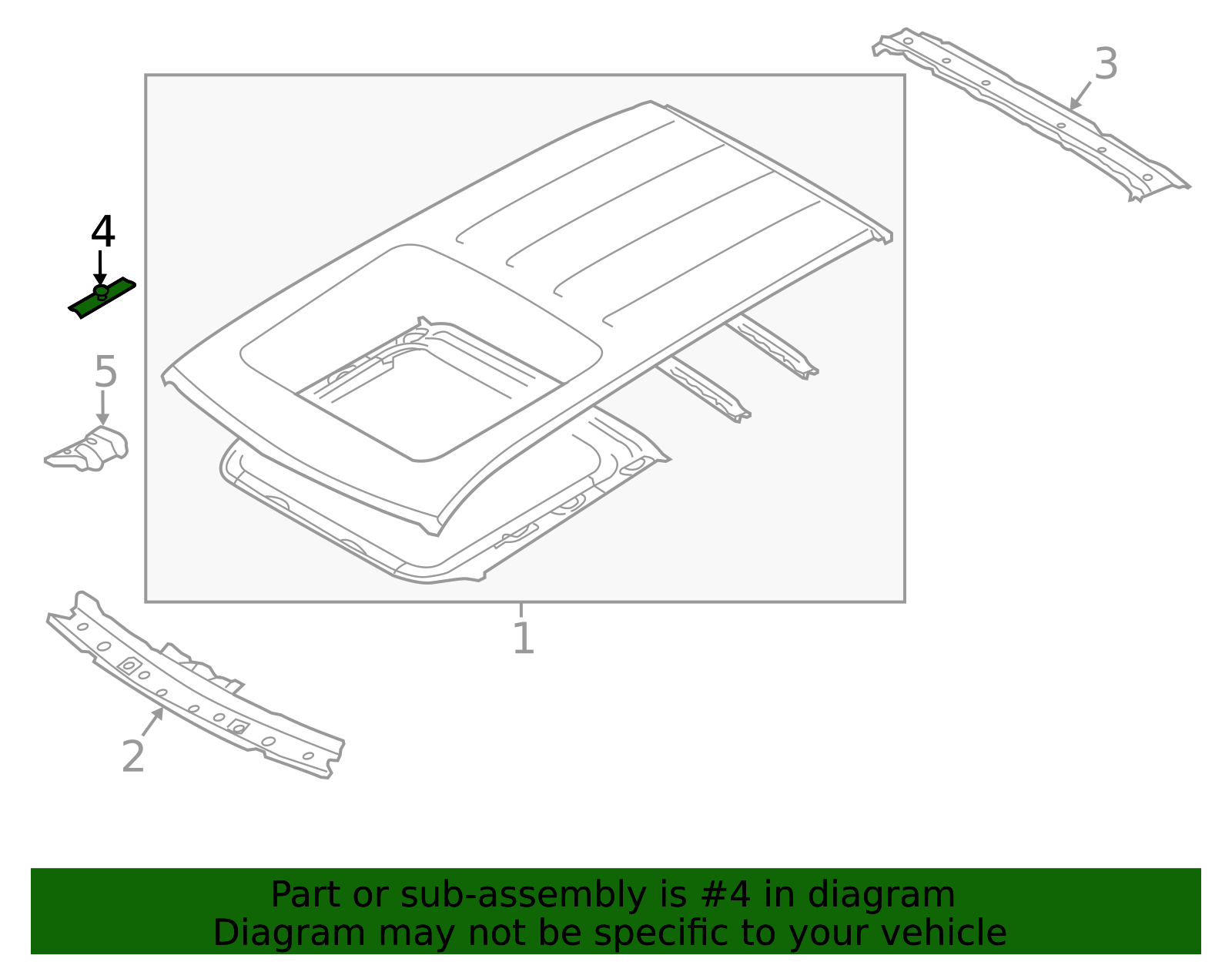 2014-2018 Subaru Forester Bracket 50837SG0309P | QuirkParts