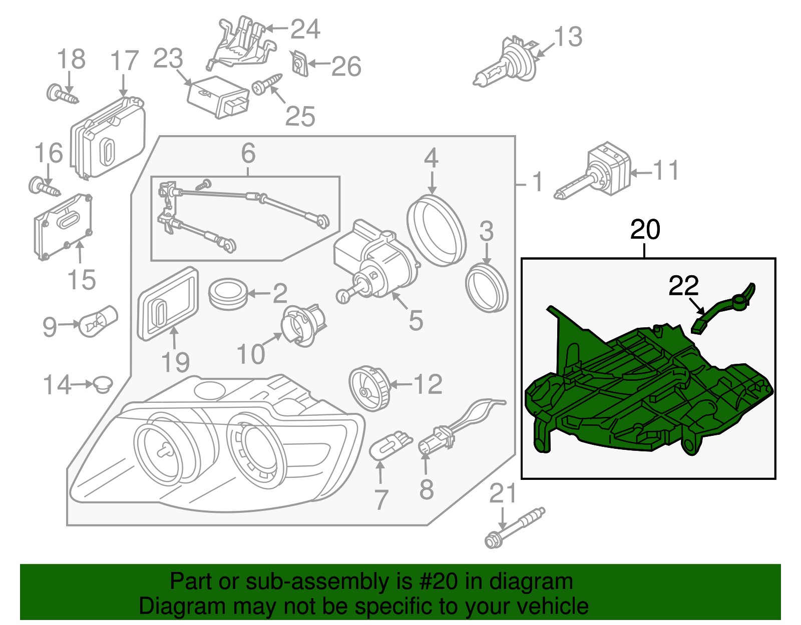 7L6-941-291 - Mount Bracket 2007-2010 Volkswagen Touareg | Volkswagen ...