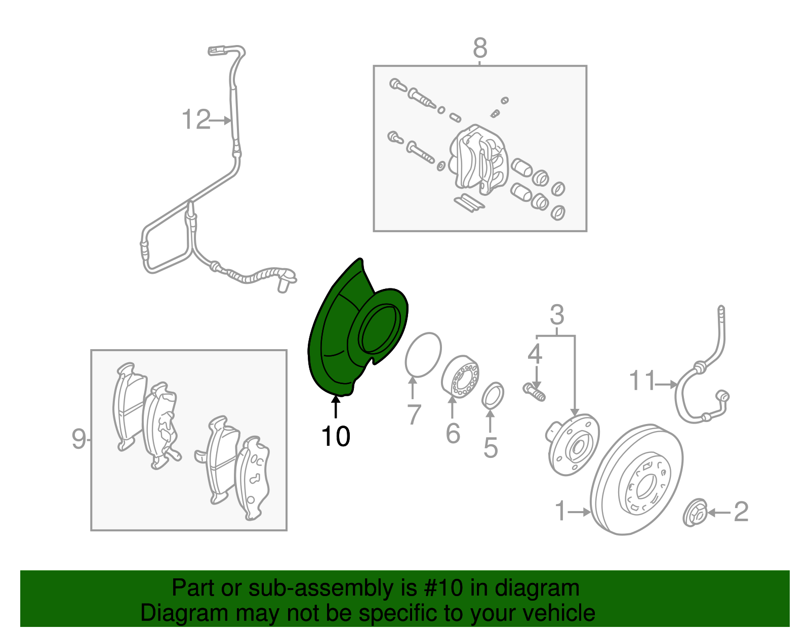 2002-2005 Kia Sedona Splash Shield - Driver's Side (LH) 0K56A-33271 ...