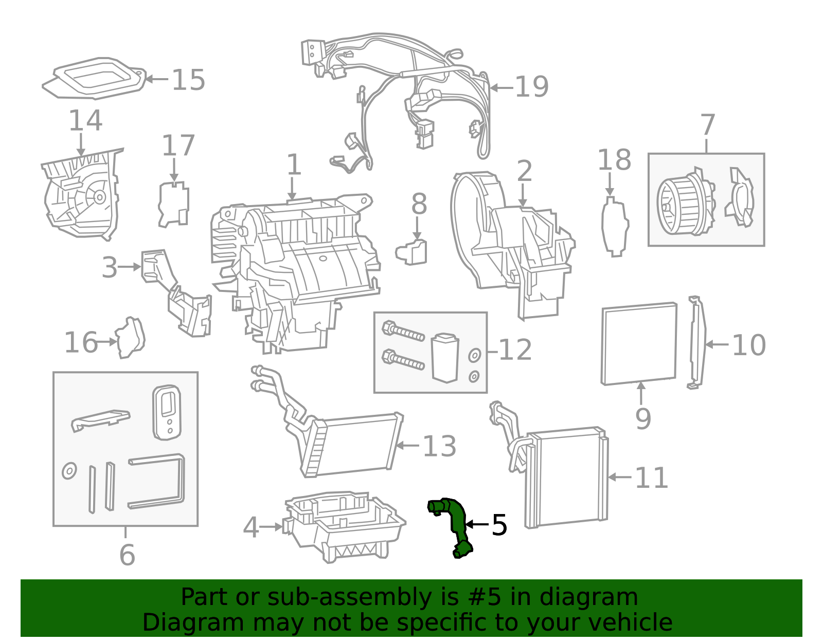 2014-2023 Mopar Drain Hose 68223055AC | Mopar Parts Canada
