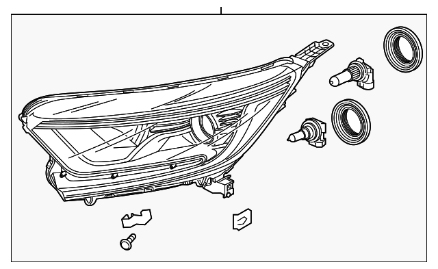 33100-TLA-305 - 2021-2022 Honda CR-V - Headlamp Assembly | Genuine ...