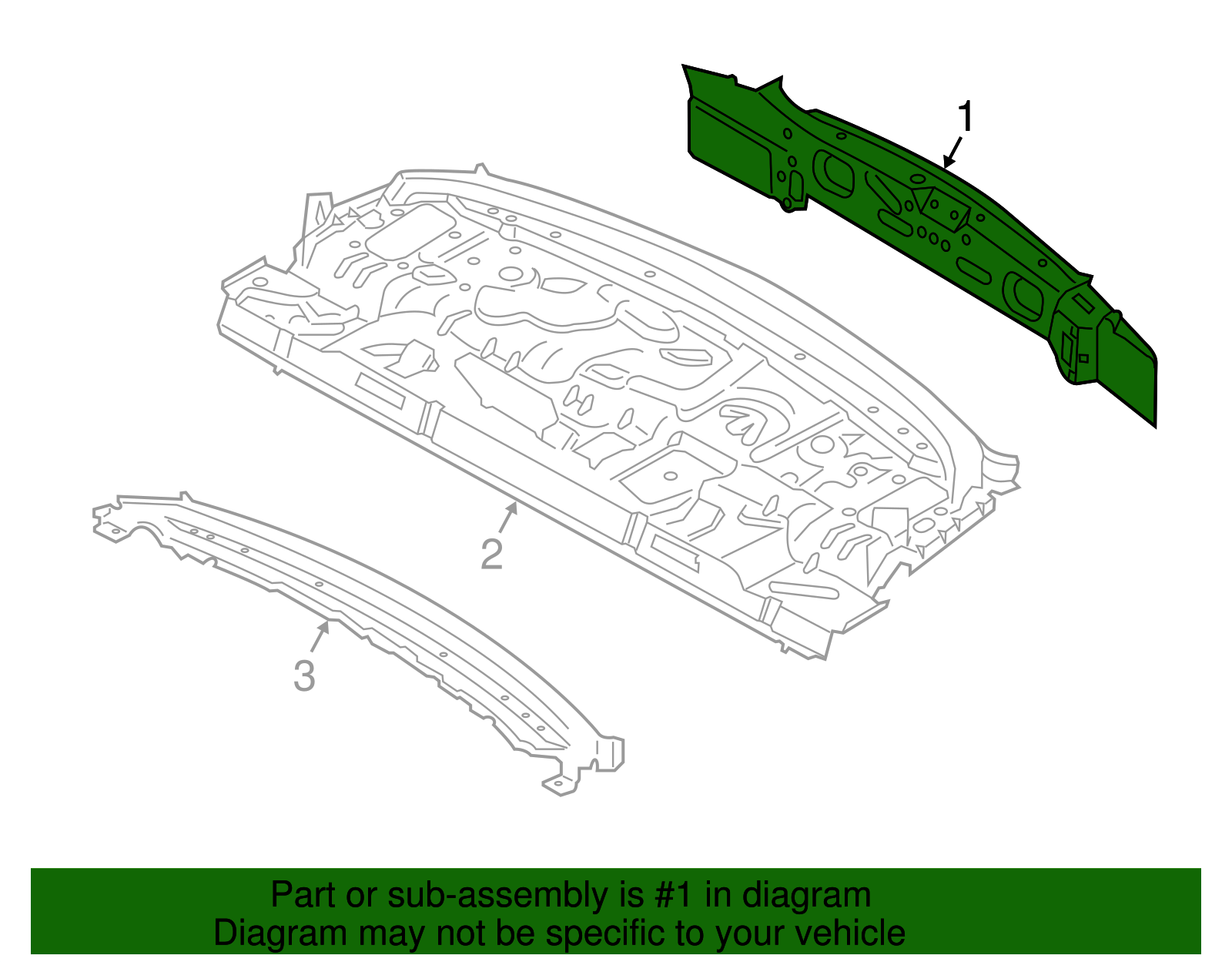 2012-2018 BMW Rear Body Panel 41-34-7-297-994 | BMW OEM Parts