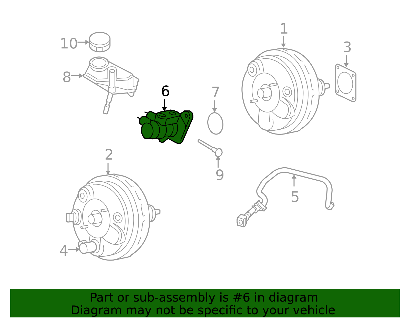 2007-2018 Volvo Master Cylinder 36002450 | TascaParts.com