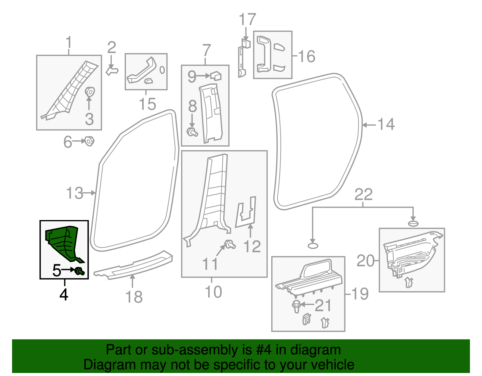 62111-0C040-C0 - Cowl Trim 2010-2022 Toyota | Bam Wholesale Parts