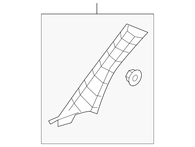 62220-0C050-B0 - Body A-Pillar Trim Panel (Left, Front) - 2007-2022 ...