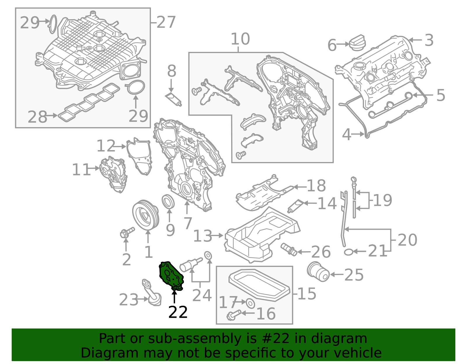 2007-2020 Nissan Oil Pump 15010-JK20E | My Nissan Part