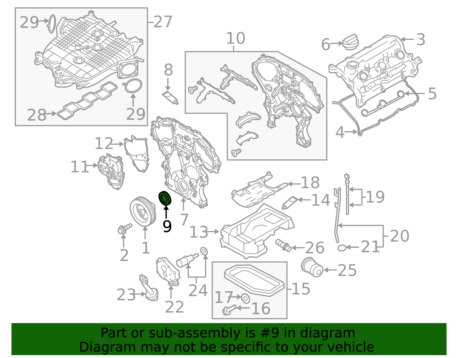 13510-31U10 - Seal 1995-2026 Nissan | Official Nissan Parts Store