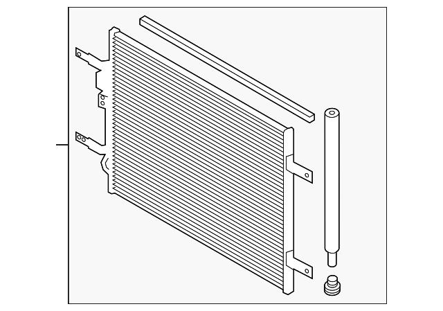 2017-2025 Hyundai Condenser 97606-G2000 | World OEM Parts Hyundai