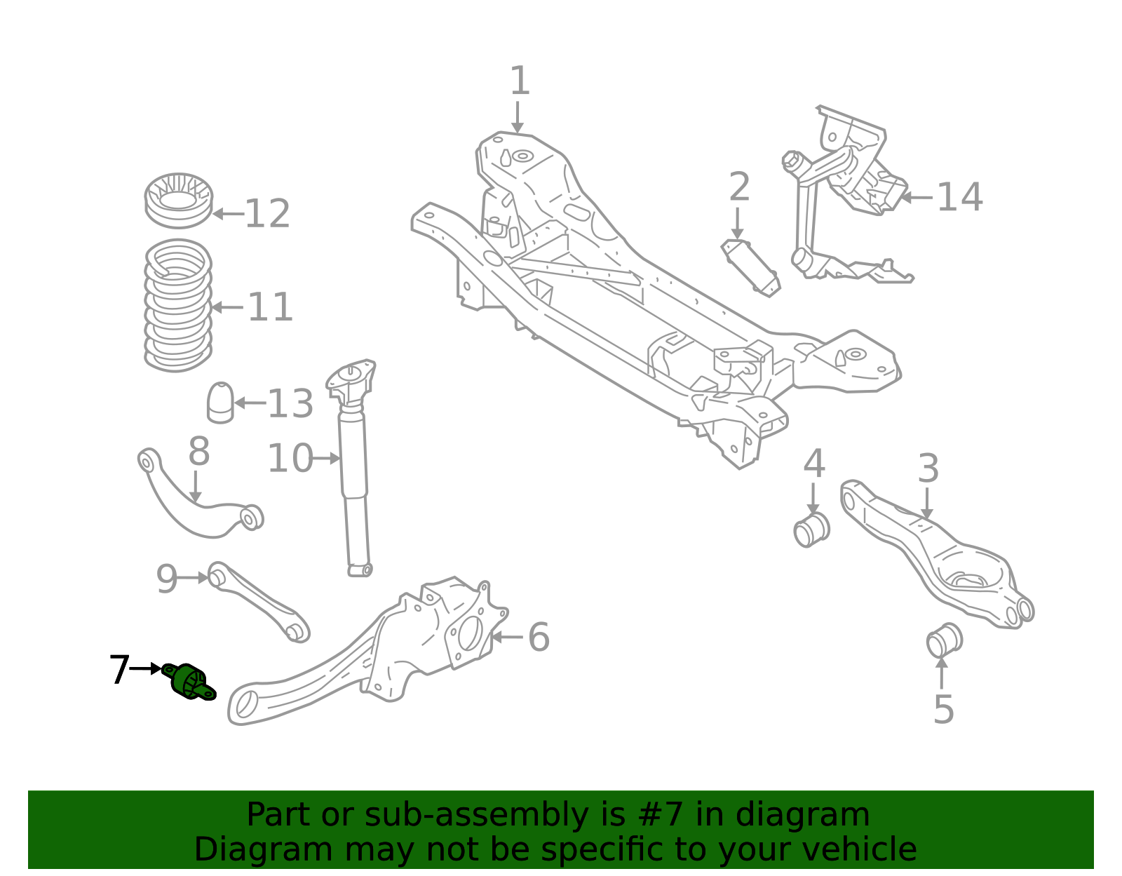 2004-2013 Volvo Trailing Arm Bushing 30666821 | AutoNationParts.com