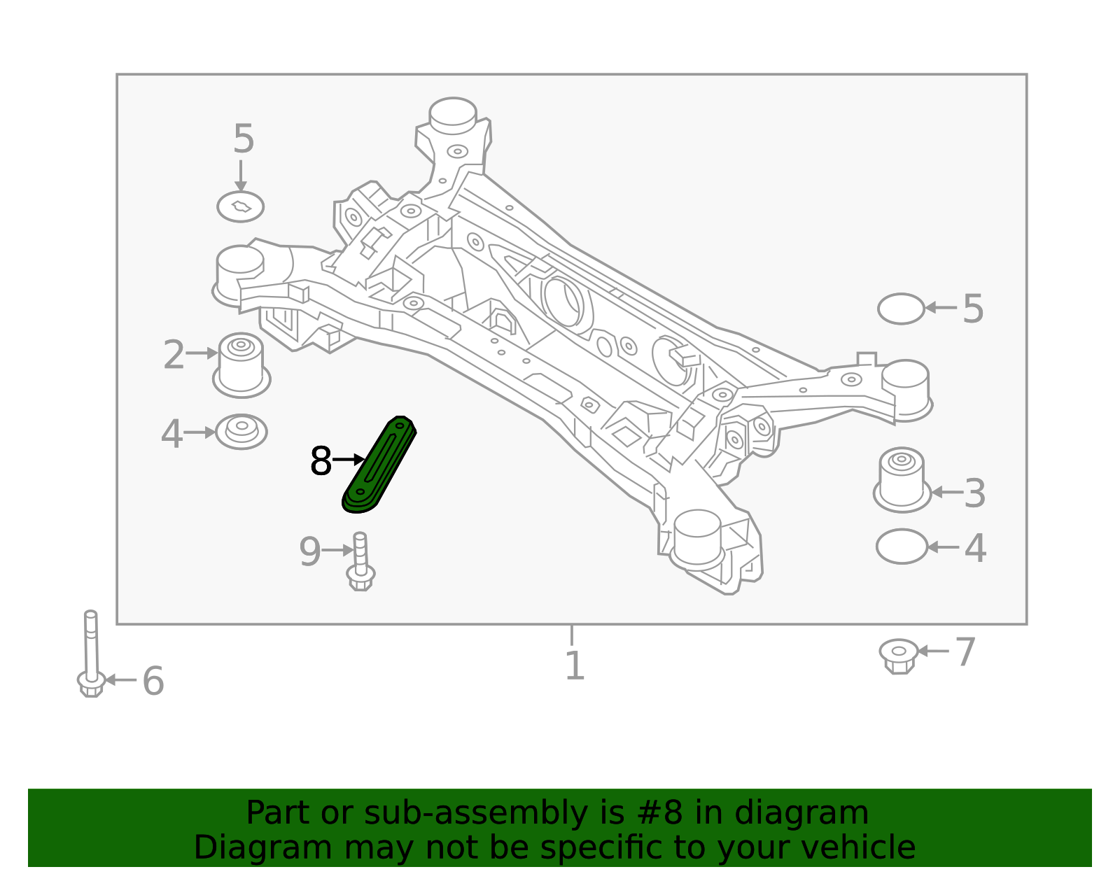 2019-2025 Hyundai Stay Bracket 55497-C5000 | World OEM Parts Hyundai