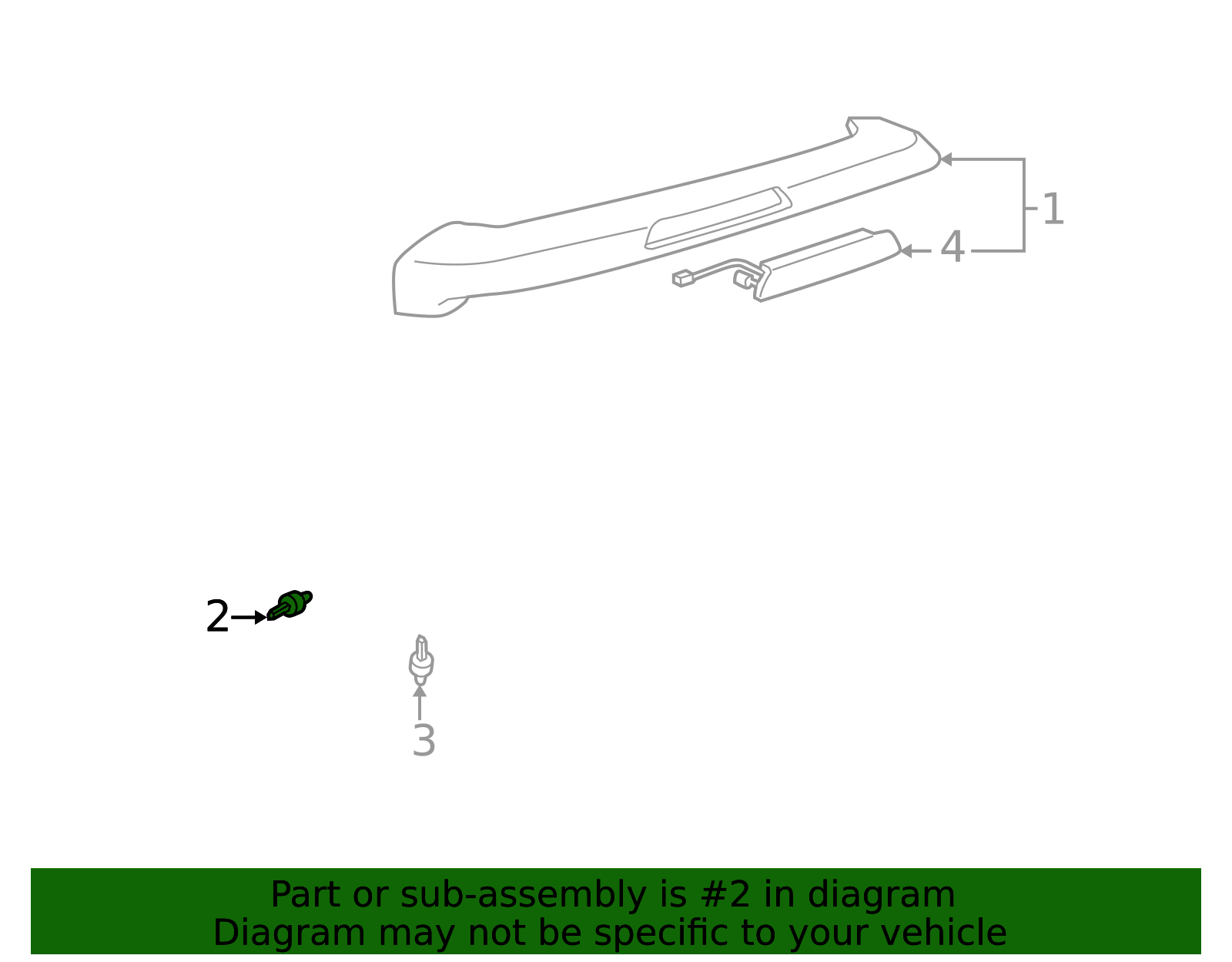 1999-2009 Toyota Spoiler Clip (Rear) 76879-10030 | Toyota Parts Center