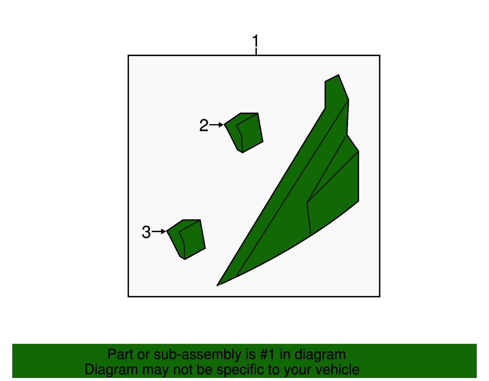 Hyundai - 86180-1R000 - Corner Molding - 2012-2017 Hyundai Accent | OEM ...