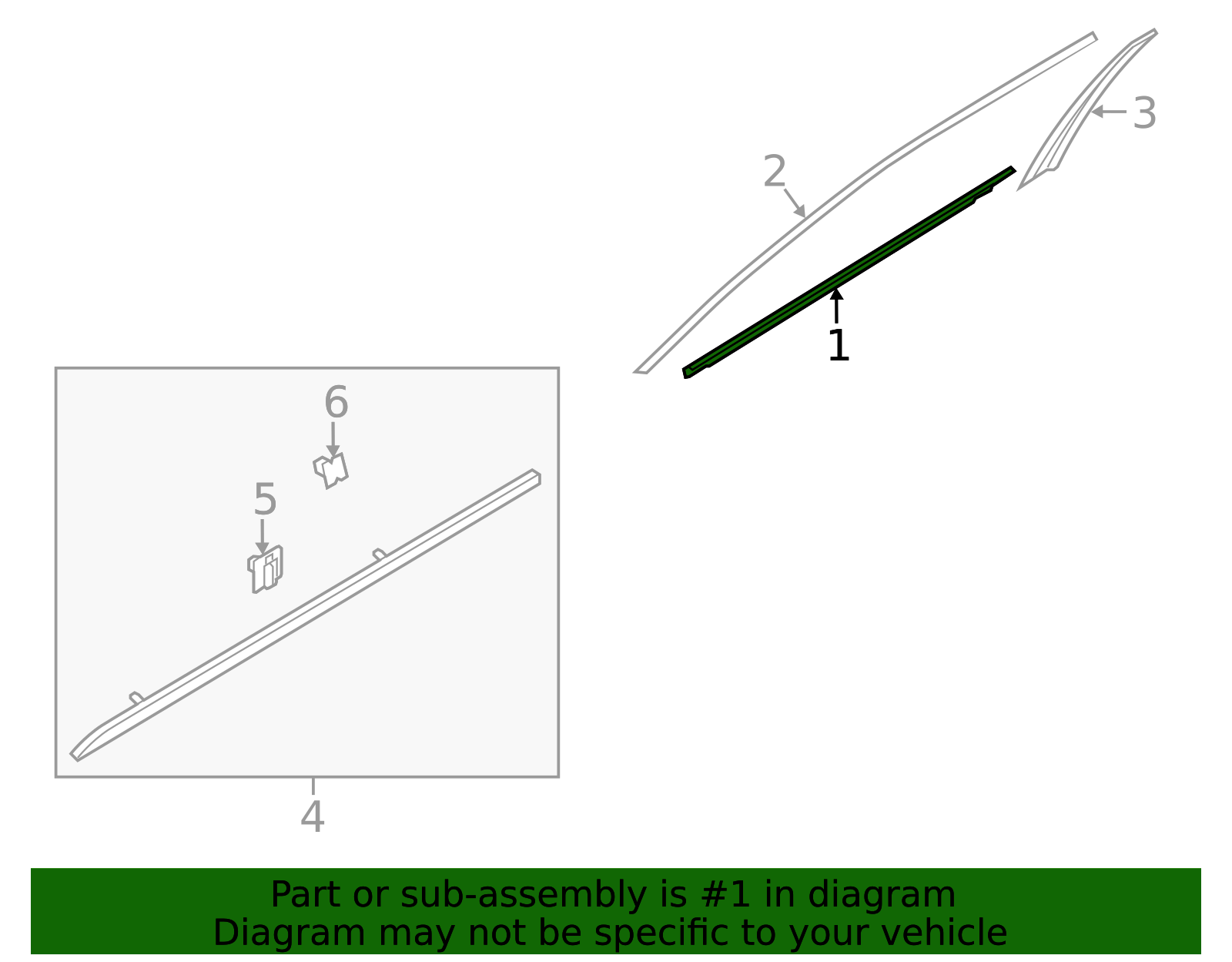 2022-2025 Genesis G80 Belt Molding 82220-T1500 | OEM Parts Online