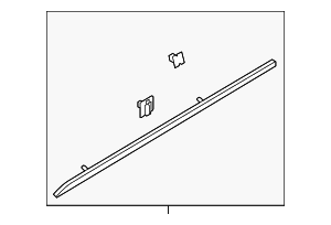 Hyundai - 87722-T1500 - Body Side Molding - 2022-2025 Genesis G80 | OEM ...