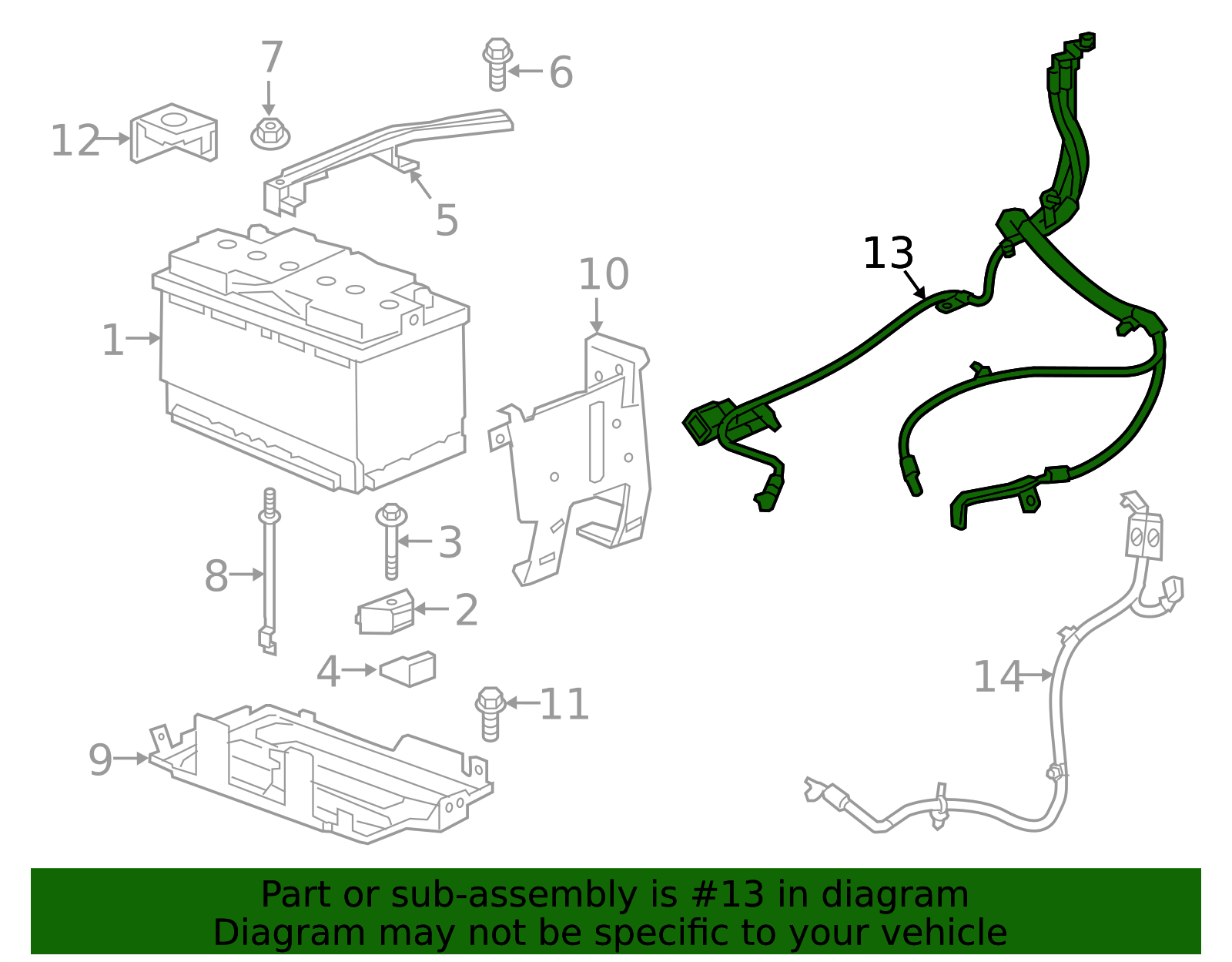 2020-2025 GM Battery Positive Cable 84690950 | Capital Chevy Parts