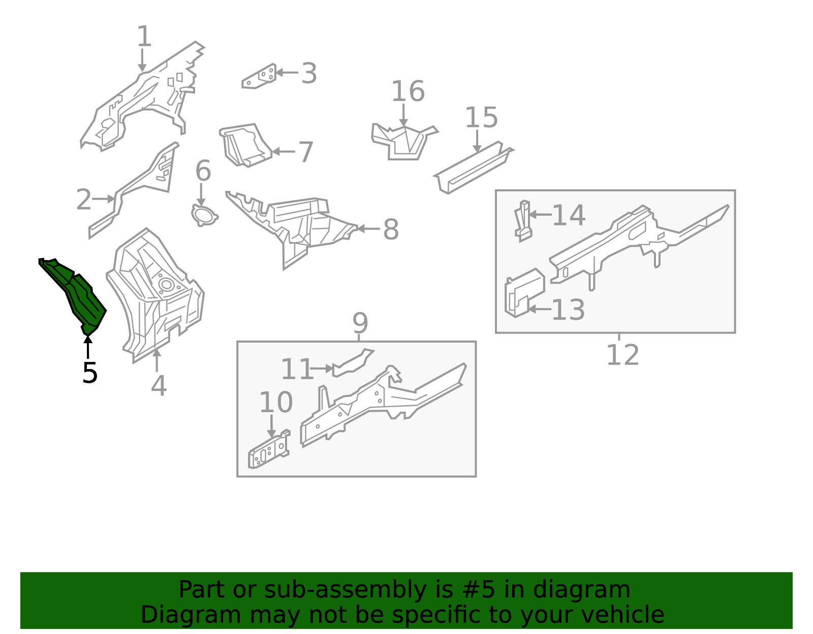 2011-2019 INFINITI Rear Support 64140-1MA0A | INFINITI