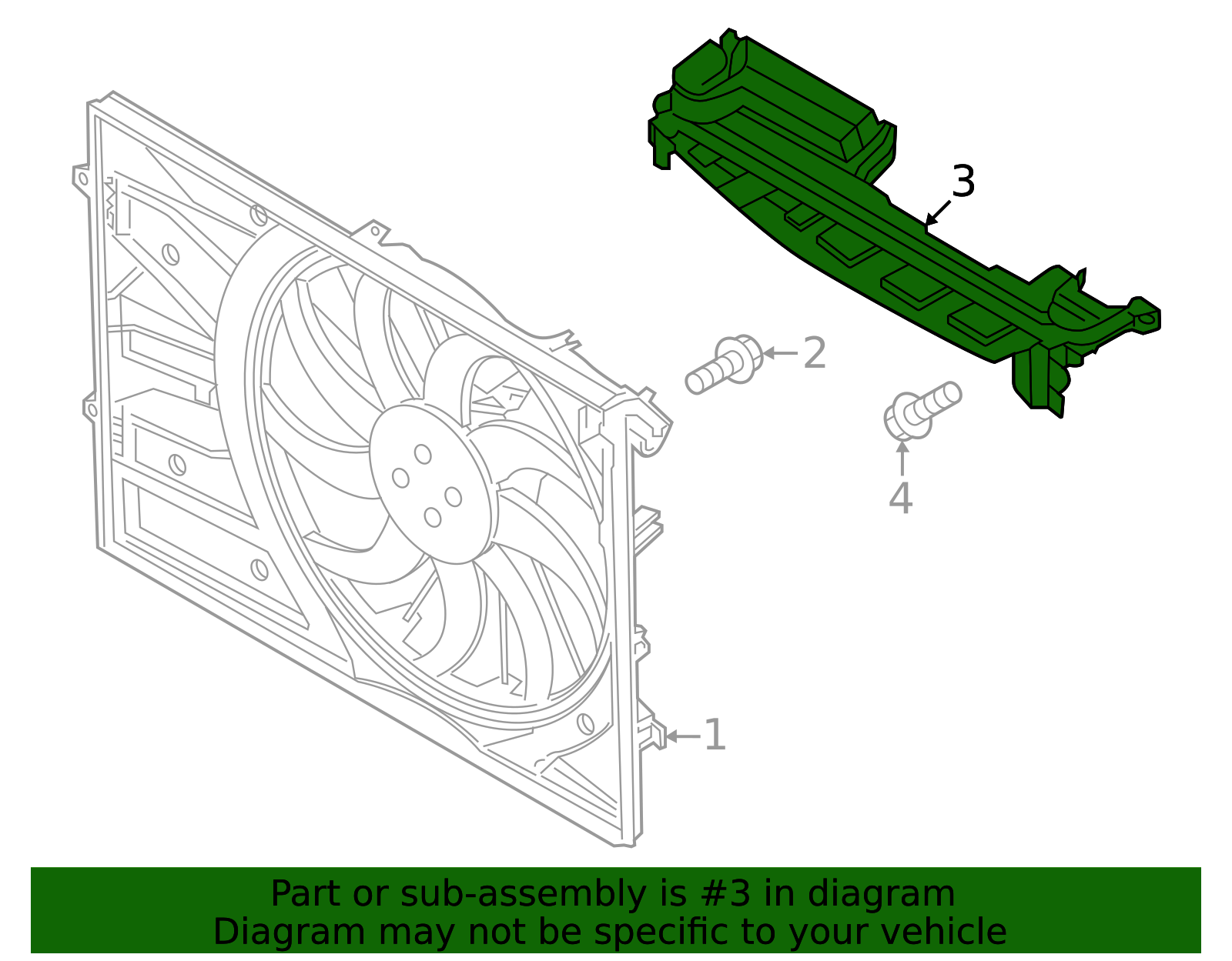 2021-2023 Hyundai Santa Fe Radiator Support Air Deflector 29135-S1600 ...