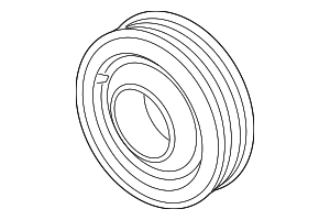 2017-2024 Jaguar Damper Pulley JDE40368 | OEM Parts Online