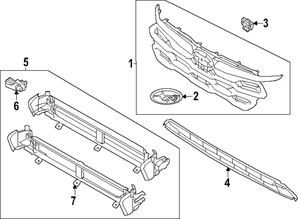 52811FN010 - 2024 Subaru Crosstrek - Frame | OEM Subaru Parts Center