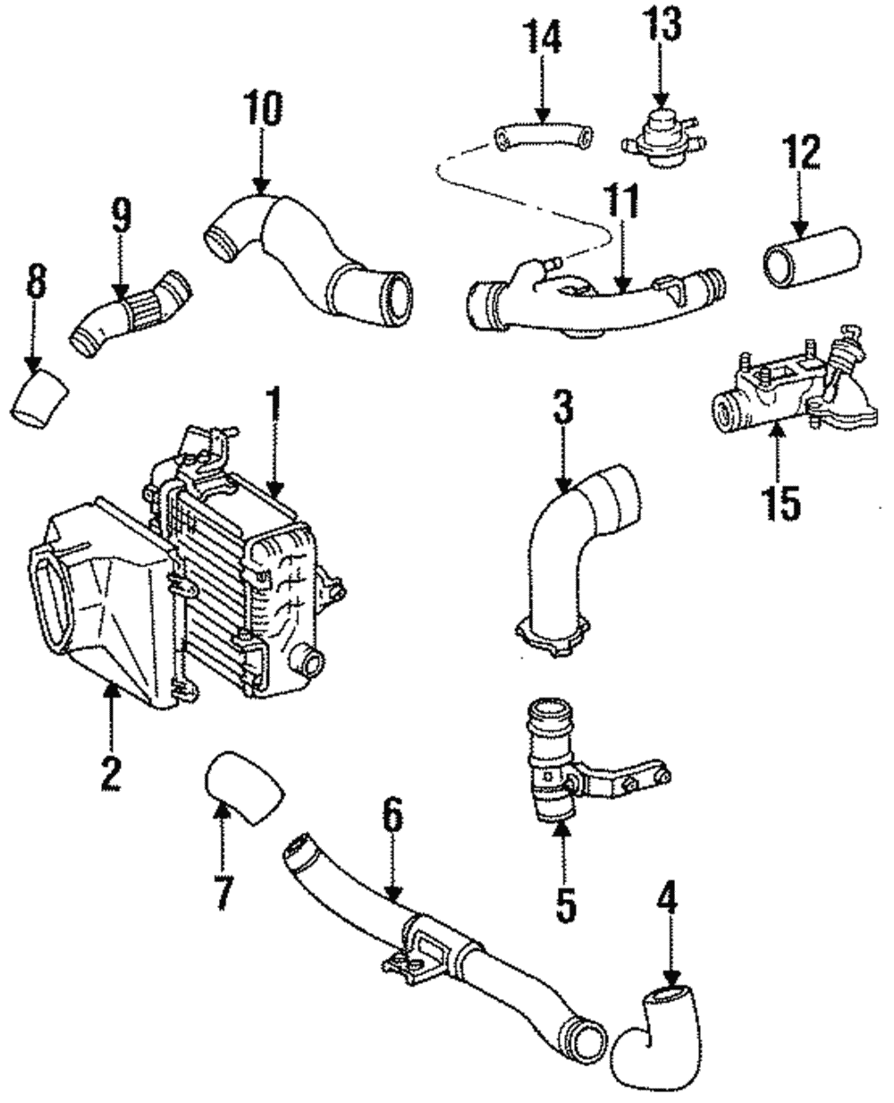 1993-1998 Toyota Supra Inlet 17909-46040 | Toyota Parts Center