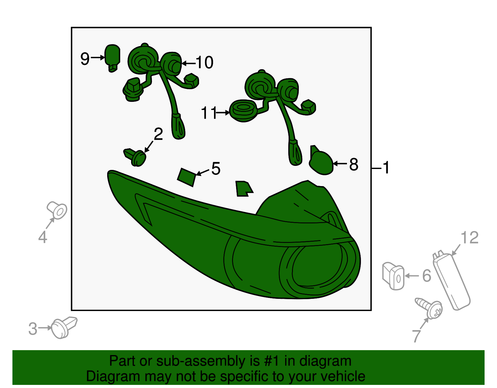 2017-2021 Mazda CX-5 Tail Lamp Assembly KB8B-51-160E | OEM Parts Online