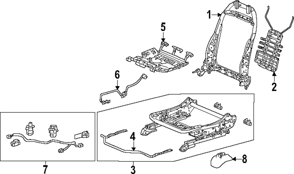 81105-3A0-A01ZA - Track Cover 2023-2025 Honda CR-V | Honda Parts Online