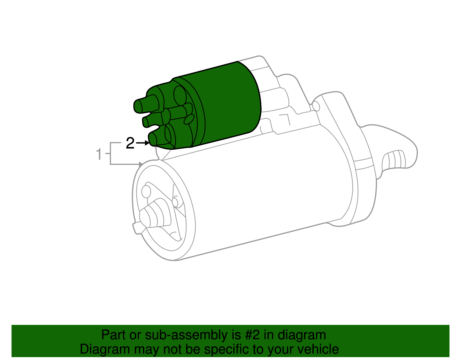 001-152-28-10 - Starter Solenoid 1998-2011 Mercedes-Benz | Mercedes ...