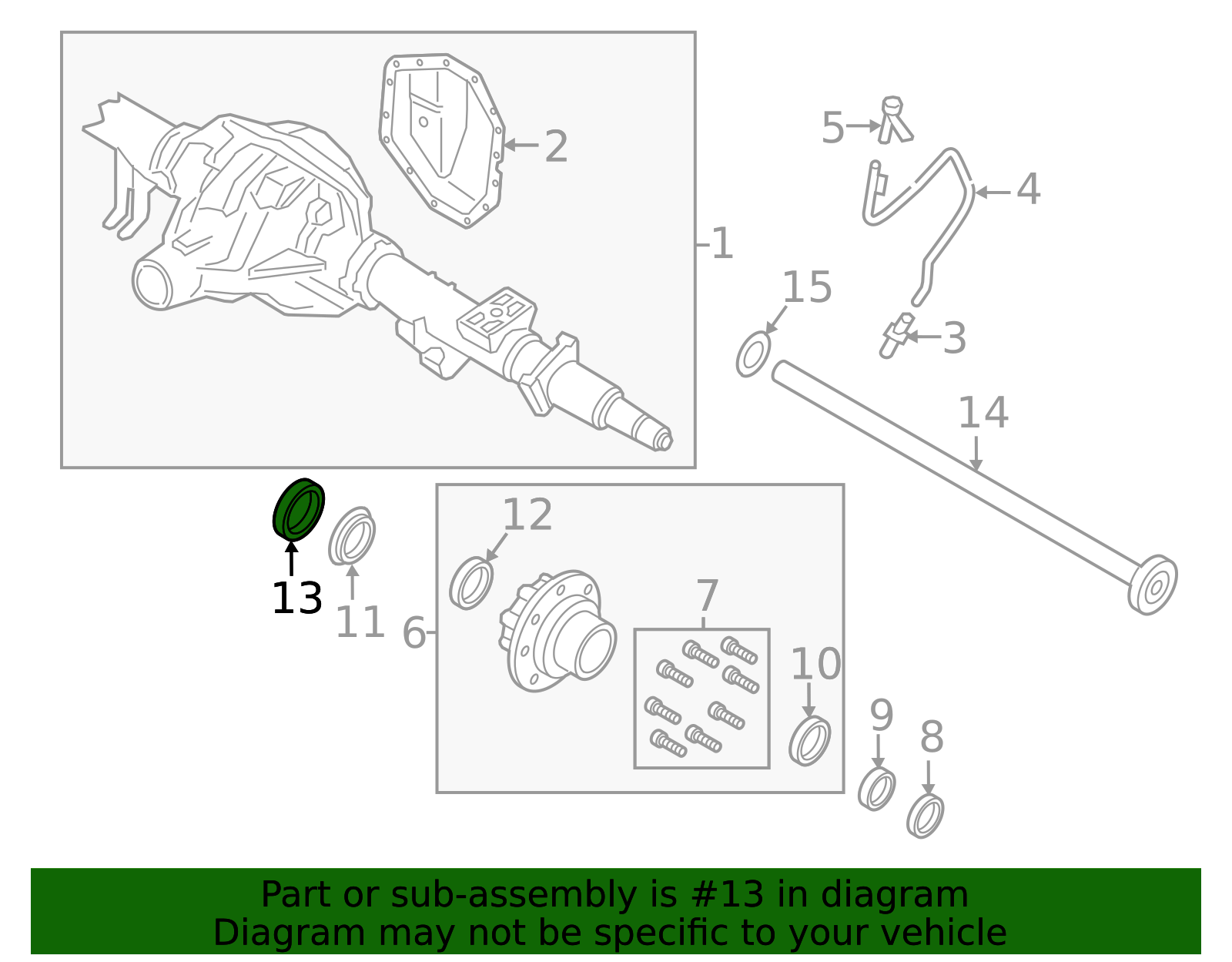 2015-2025 Ford Seal HC3Z-1S175-C | OEM Parts Online
