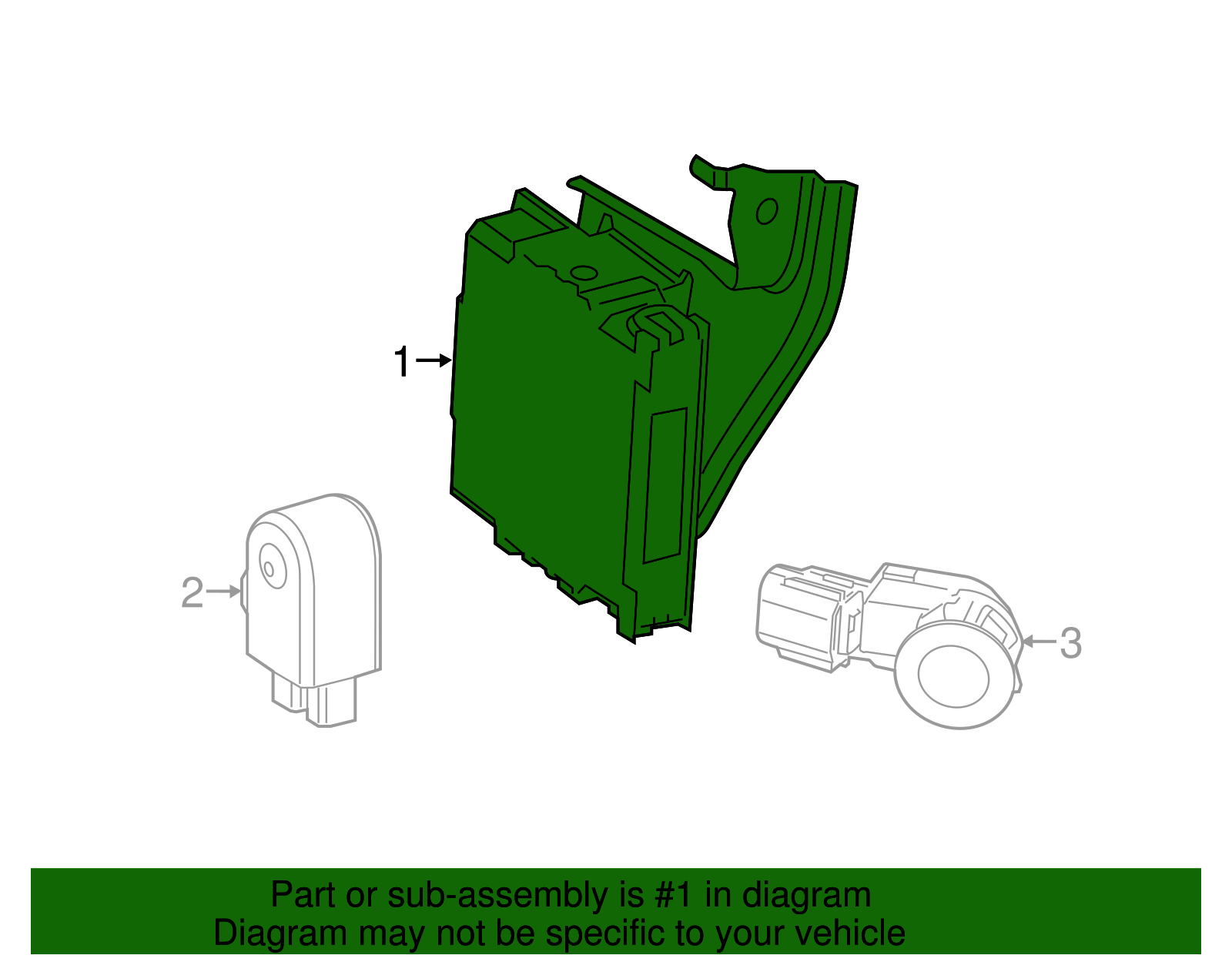 89340-42010 - 2013 Toyota RAV4 - Parking Aid Control Module | Discount ...
