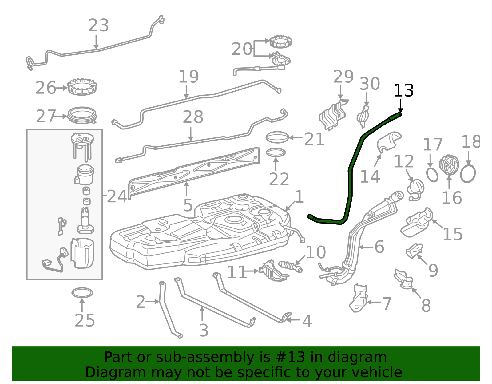 77779-08020 - High-Quality Fuel Tank Vent Hose for AutoNation Parts
