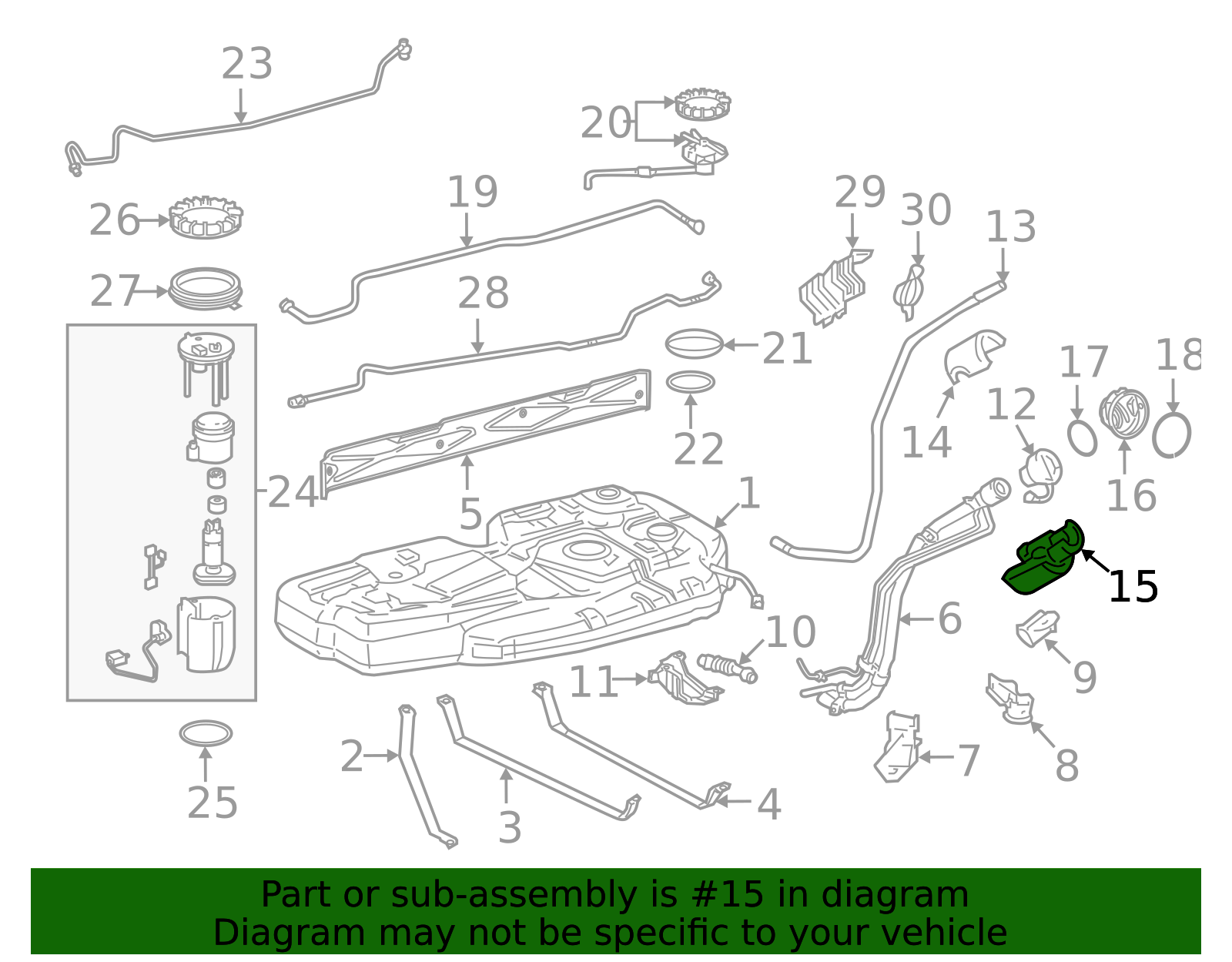 2010-2025 Toyota Vapor Canister Filter 77745-0E010 | OEM Parts Online