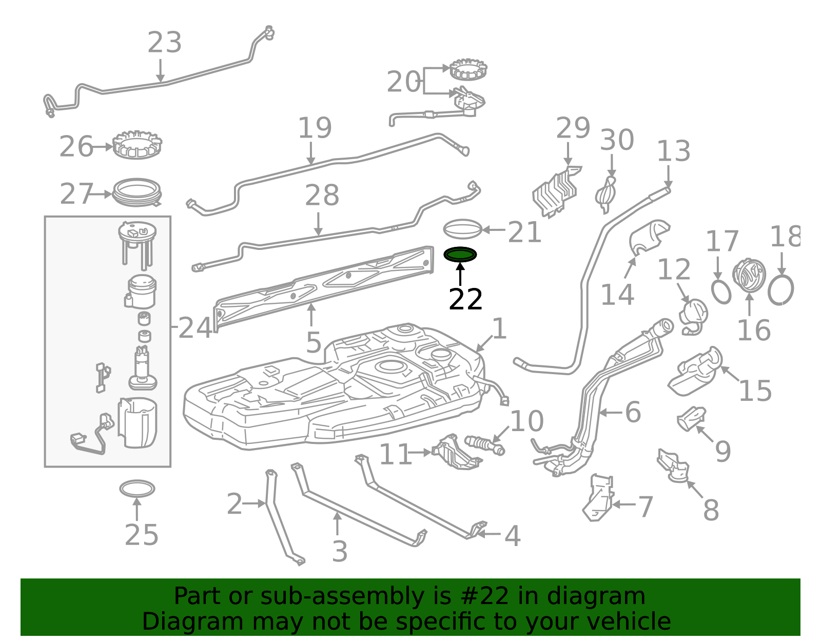 77169-08050 - High-Quality Fuel Pump Tank Seal for 2017-2020 Toyota ...