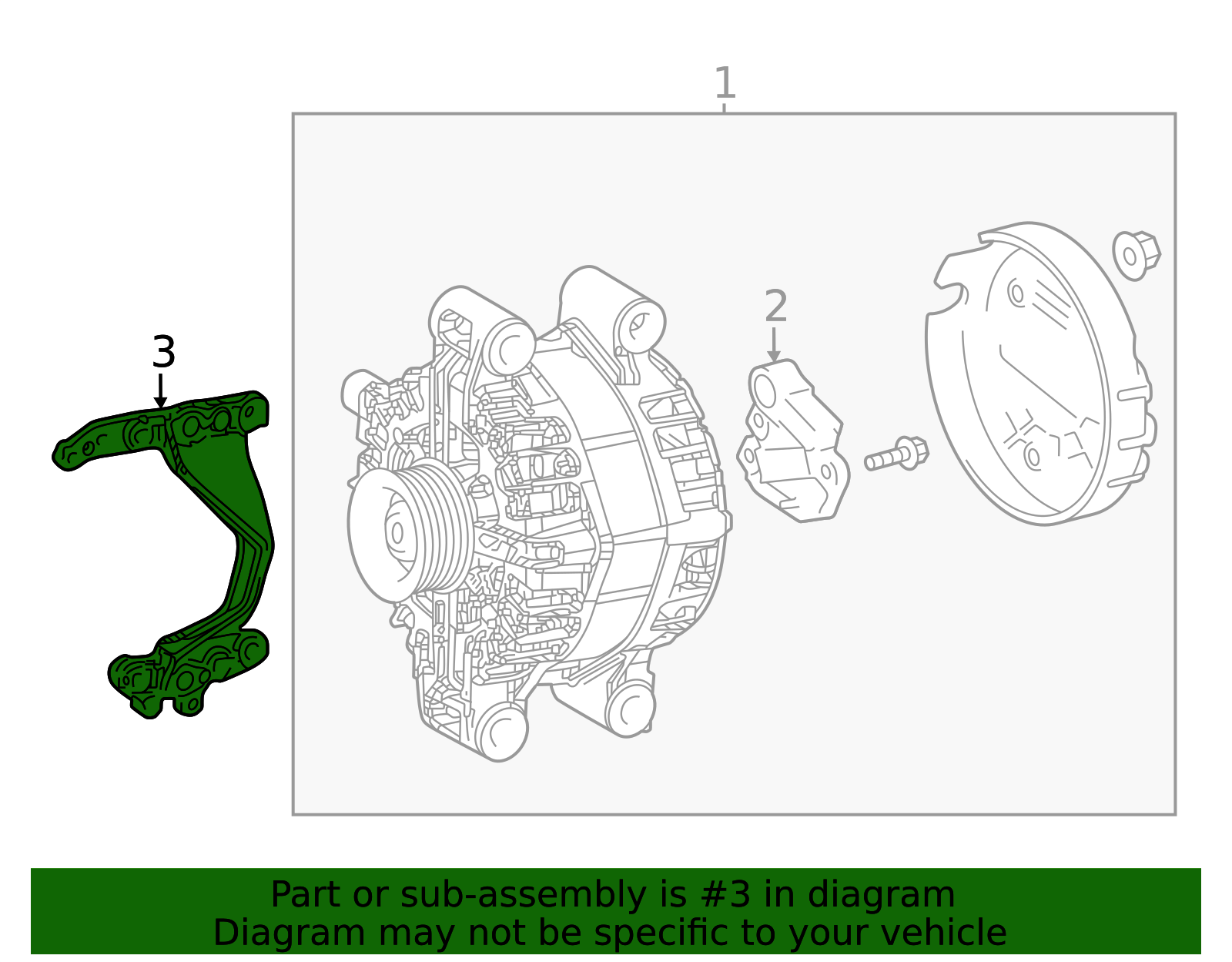 12501-F4010 - High-Quality Alternator Bracket for 2022-2026 Toyota ...
