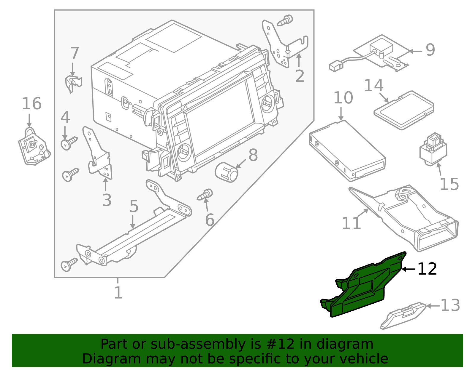 GHP9-66-9H0A - Access Panel 2014-2015 Mazda 6 | Mazda Parts.US