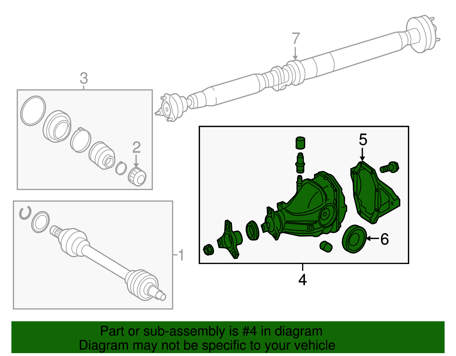 206-330-41-02 - Mercedes-Benz Differential Assembly 2023-2025 Mercedes ...