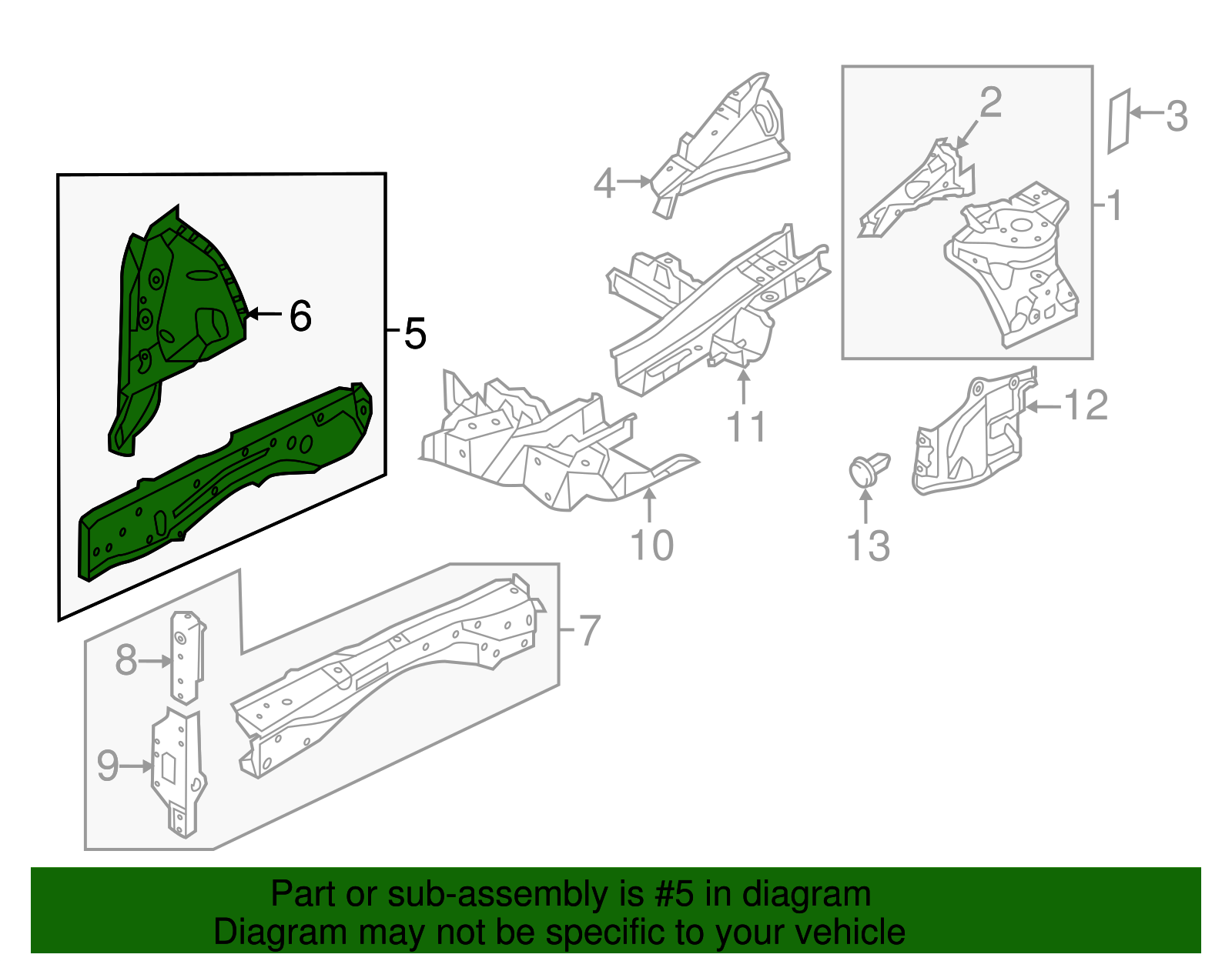2011-2017 Nissan Quest Outer Rail 75131-1JA0A | Team Nissan Inc.