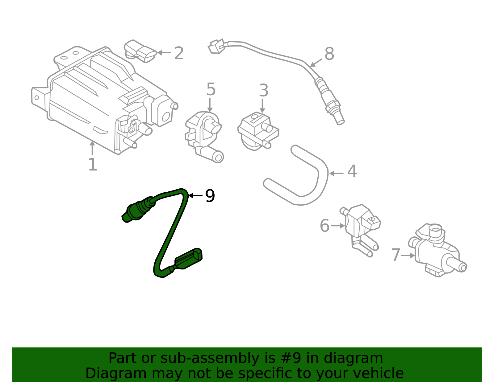 226A0-3RC0A - Oxygen Sensor 2013-2019 Nissan Sentra | Official Nissan ...