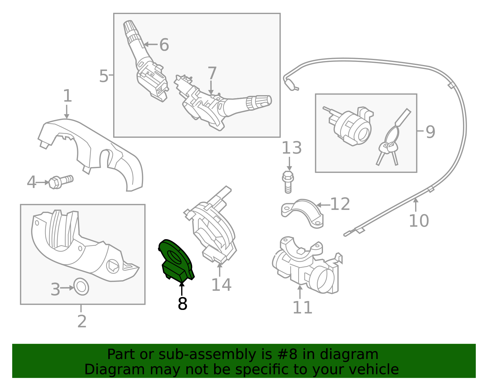 Hyundai - 93480-1R000 - Angle Sensor - 2012-2017 Hyundai Accent | OEM ...