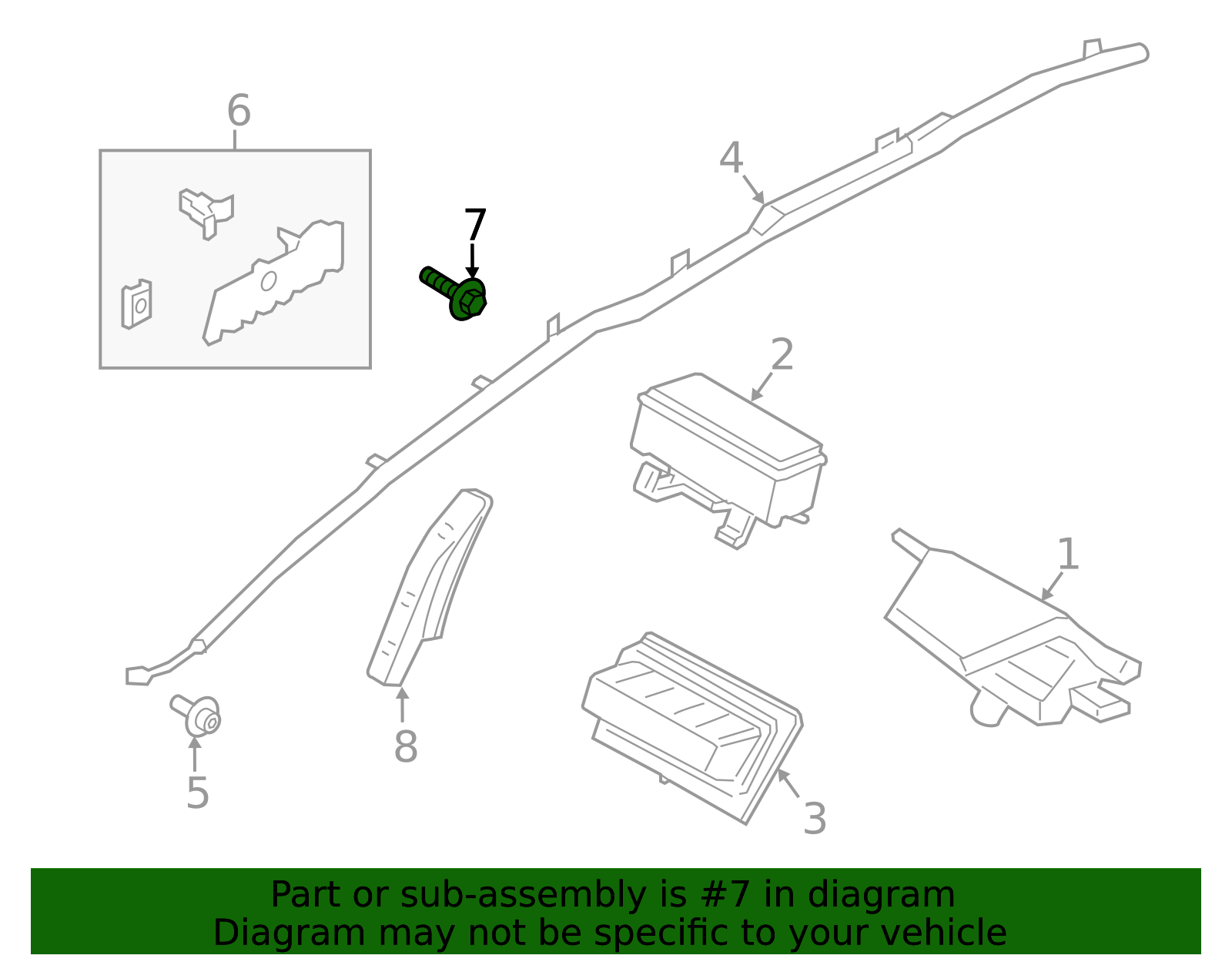 2015-2025 Ford Striker Cover Screw -W712231-S424 | TascaParts.com