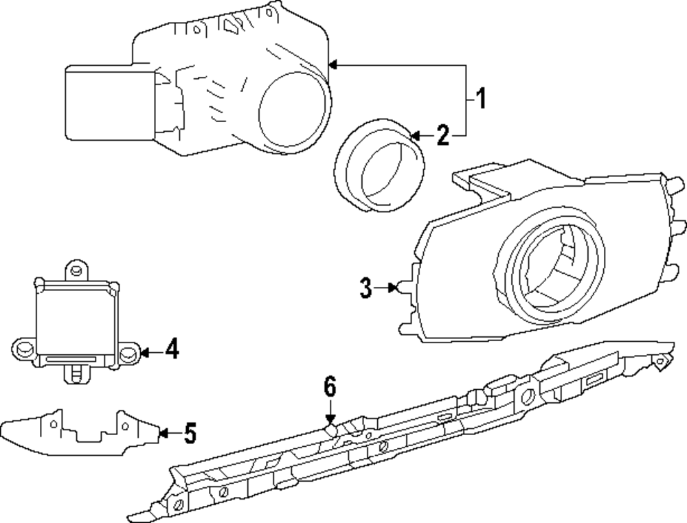 2023-2025 Toyota Sequoia Sensor 891B0-AN010 | OEM Parts Online