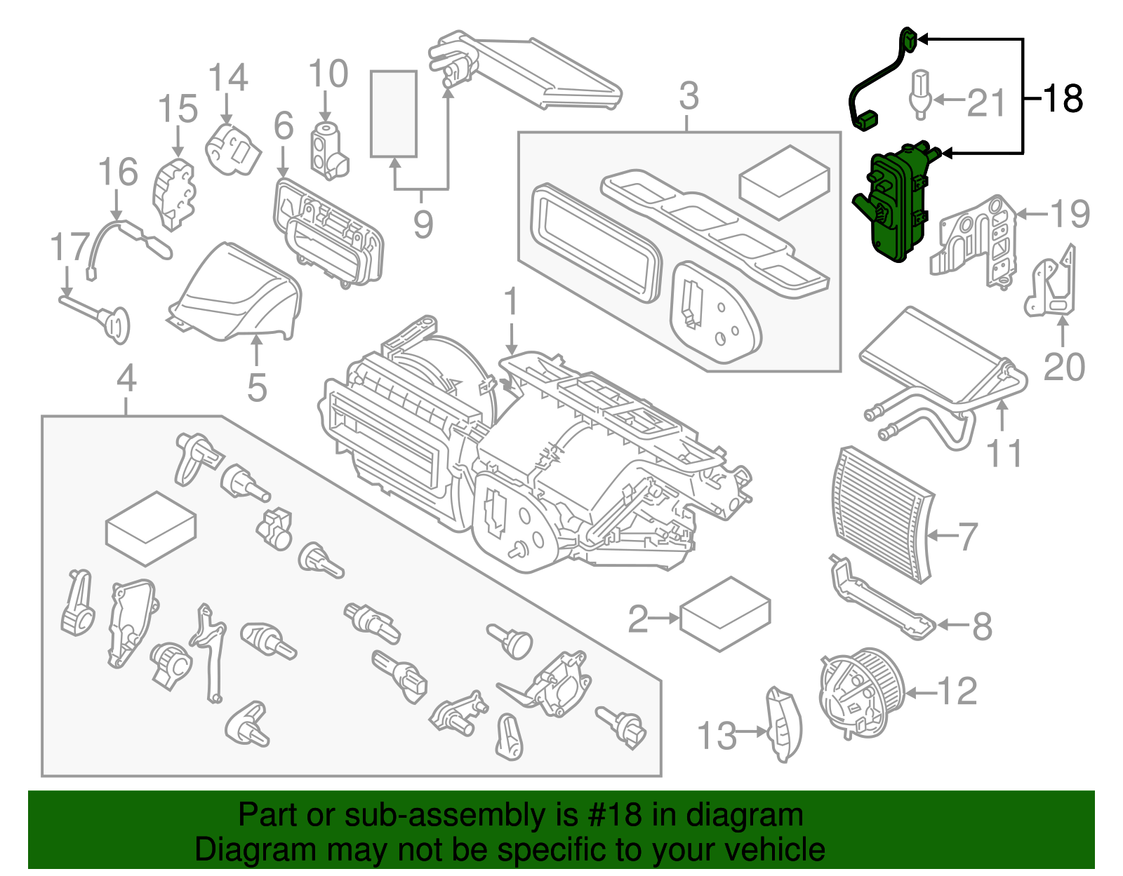2014-2020 BMW i8 | Auxiliary Heater | 64-12-5-A66-203 | BMW OEM Parts Store