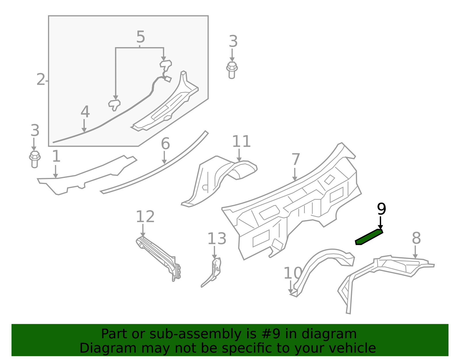 66362-JF00A - High-Quality Cowl Panel Reinforcement for 2009-2024 ...