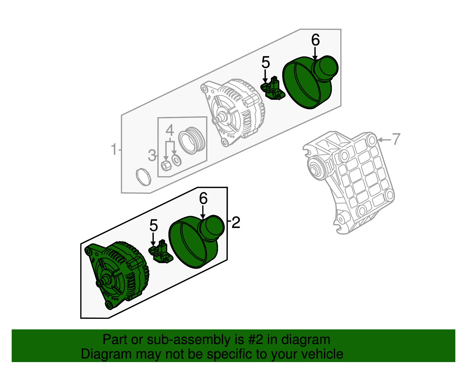 059-903-015-PX - Volkswagen Alternator 2009-2010 Volkswagen Touareg ...