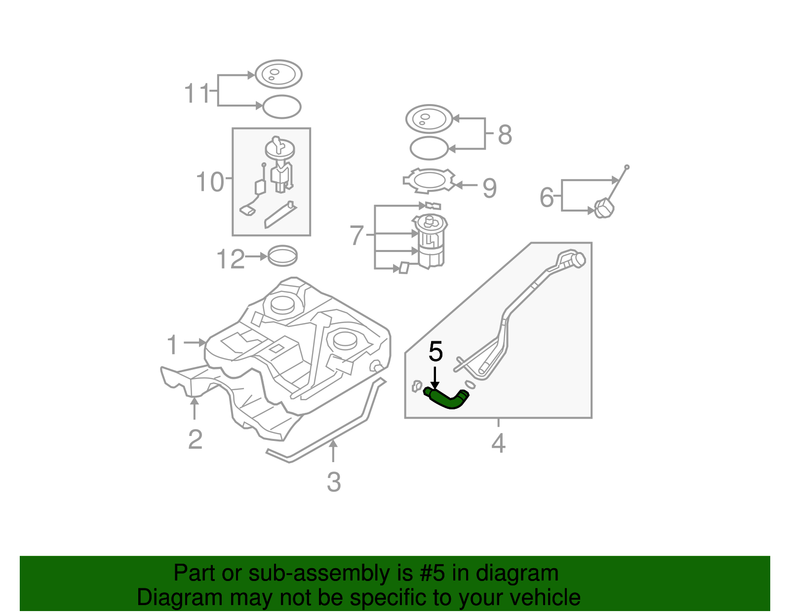 31036-0W000 - Lower Hose - 2007-2009 Hyundai Santa Fe | World OEM Parts ...
